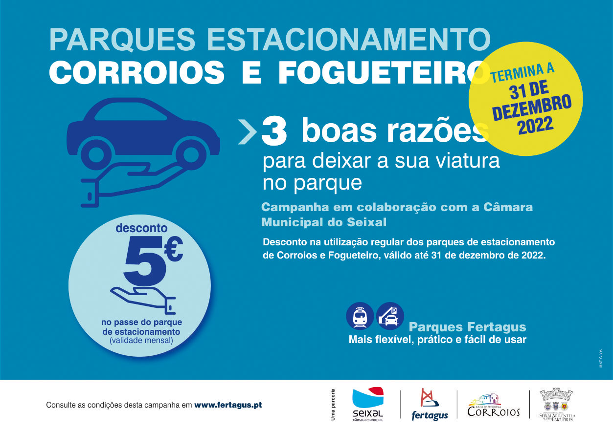 Fertagus > Fertagus (pt) > Viajar > Comunicados e Campanhas > Campanha Parques Estacionamento ...